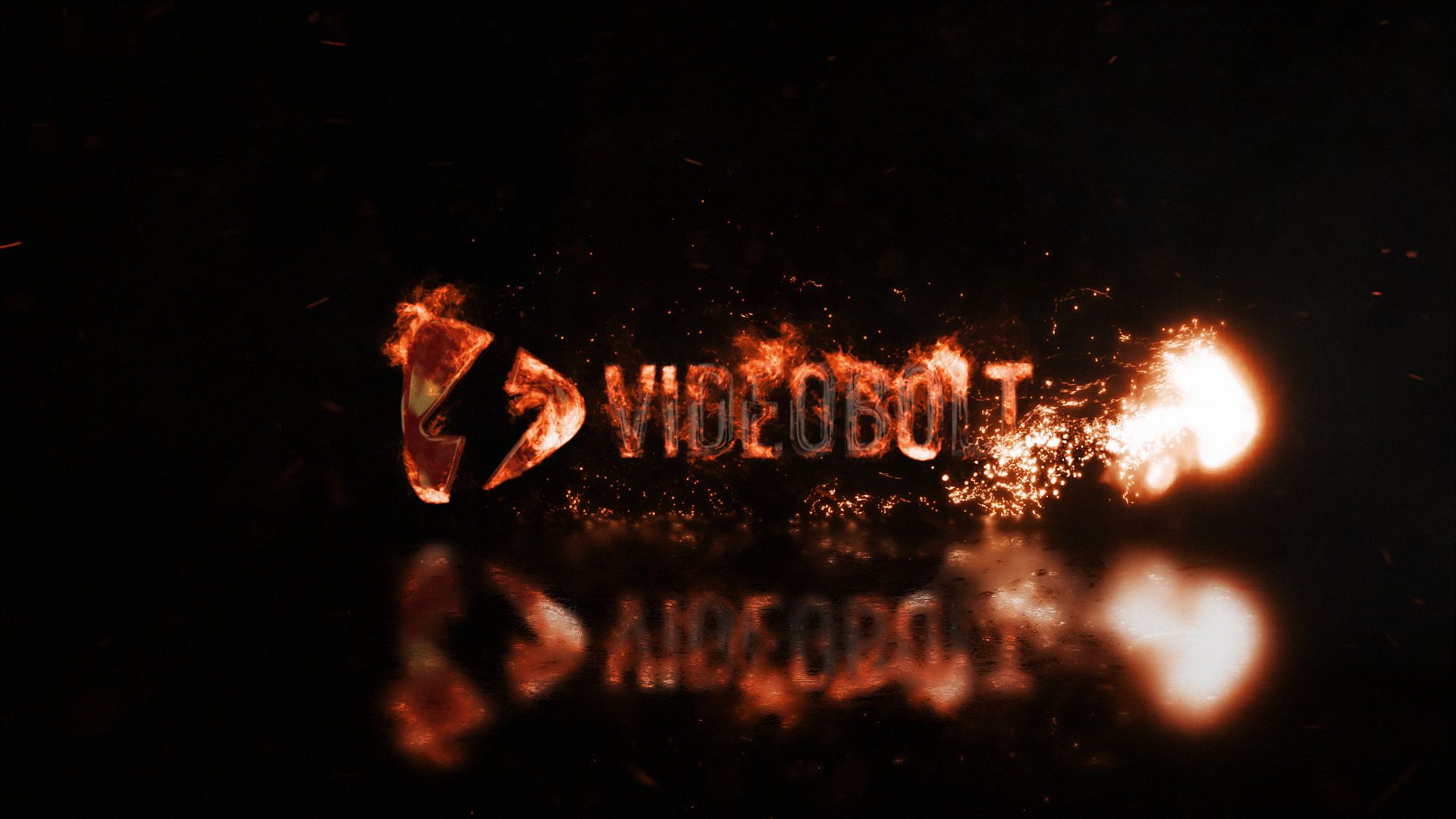 Cinematic Fire Intro - Fiery logo reveal