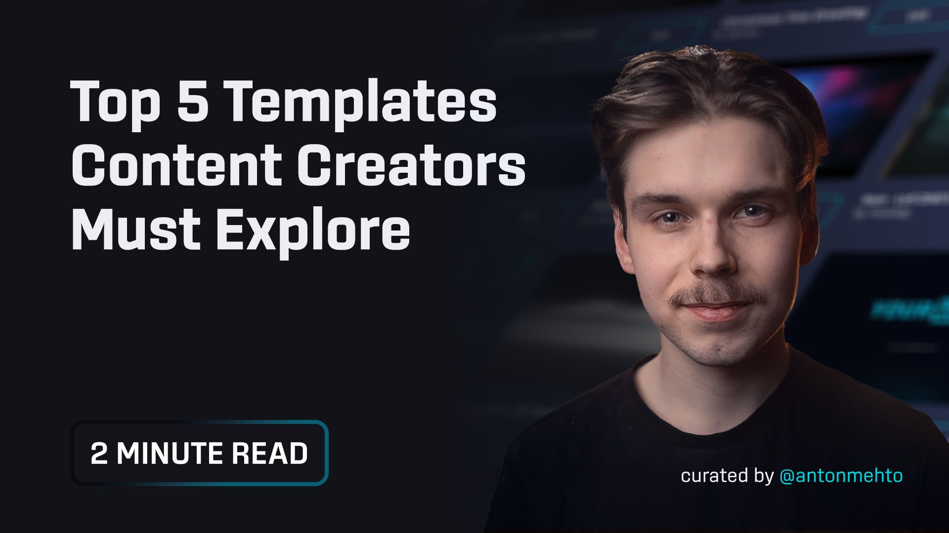 Top 5 Video Templates From a Rising Social Media Star