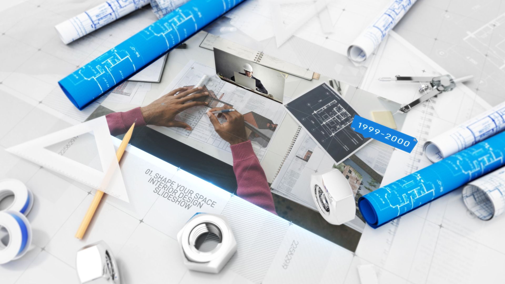 Blueprint Engineer's Desk by milinkovic