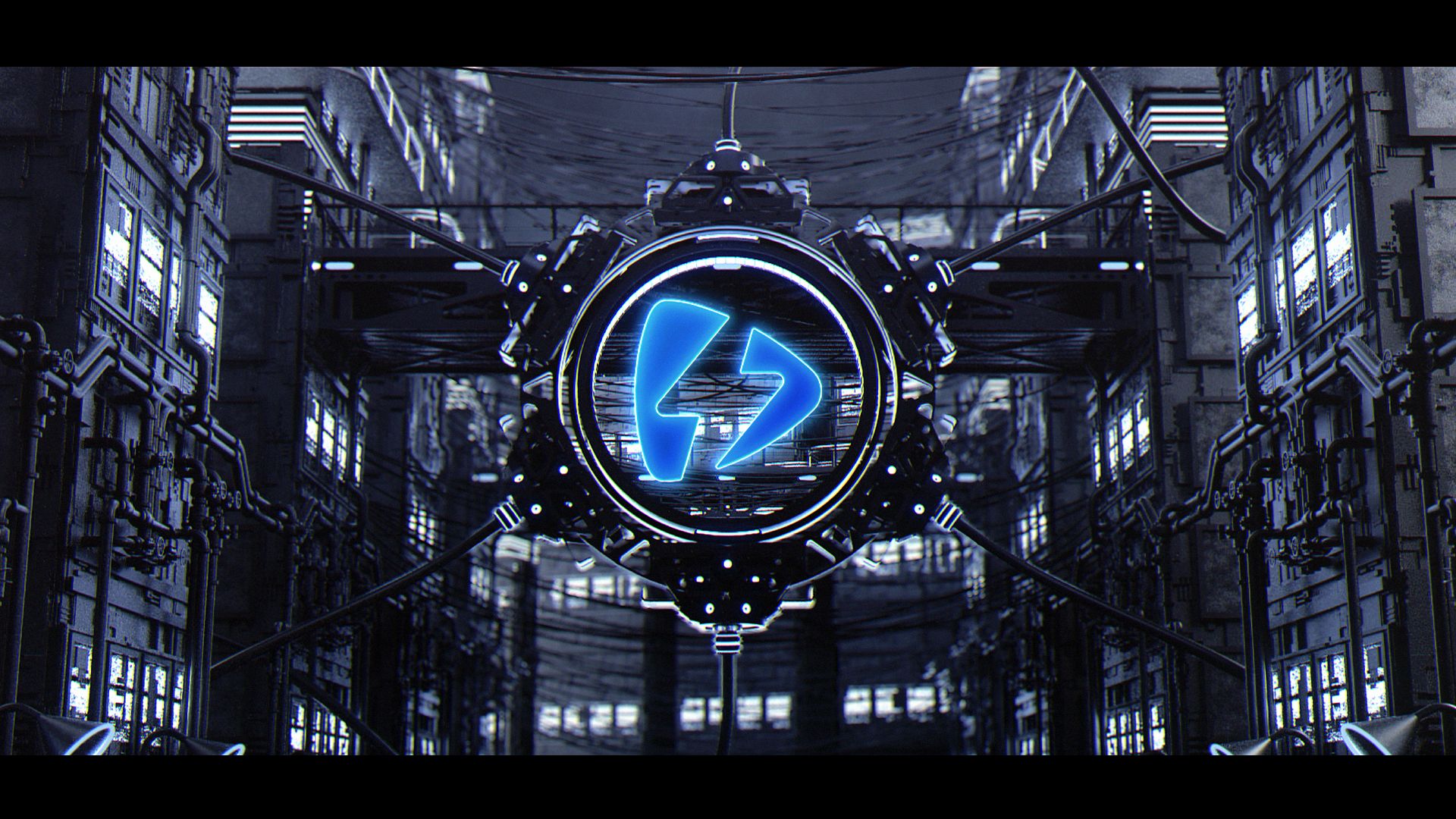Neon City Reveal - Cyberpunk Logo Intro