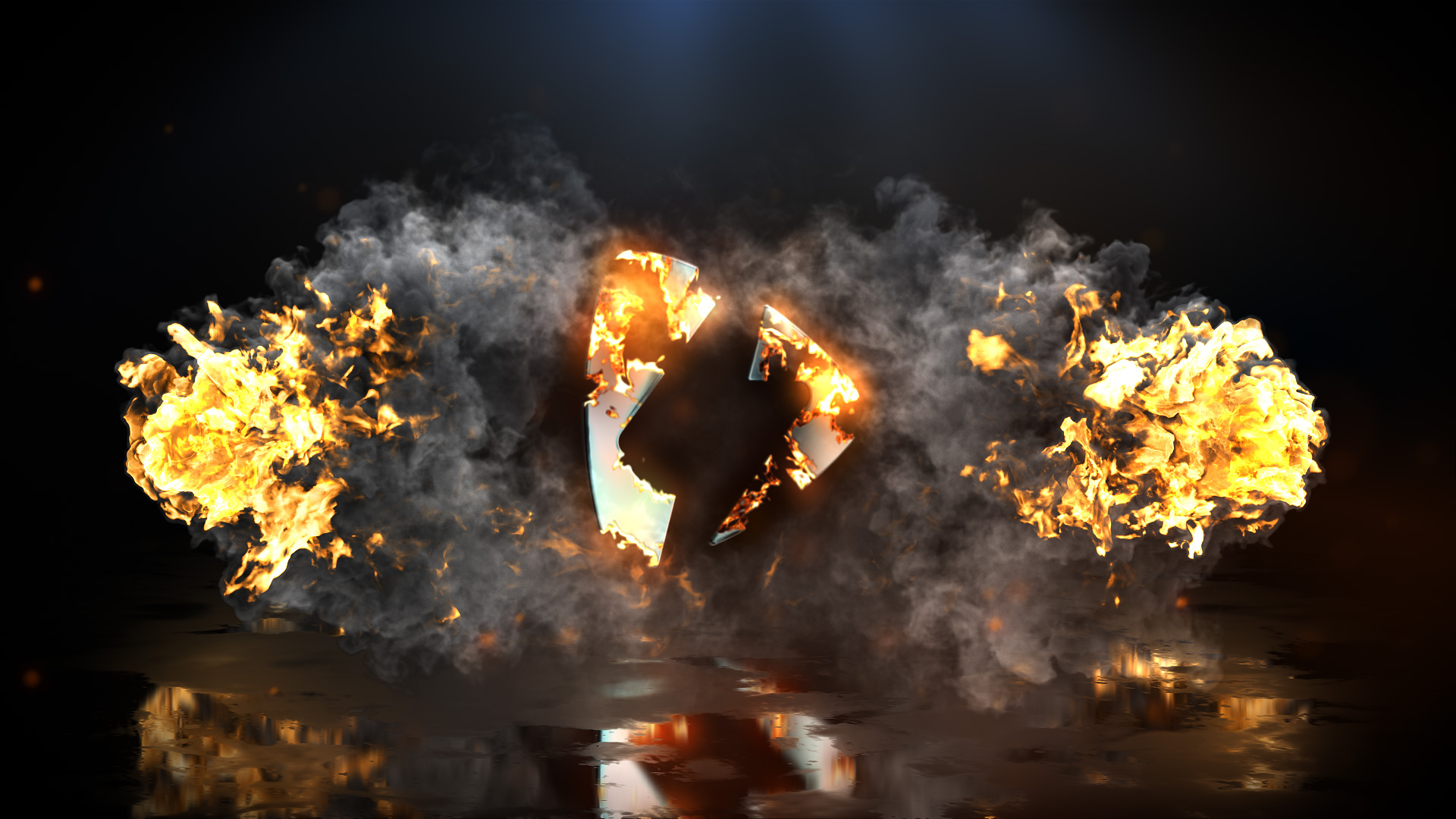 Fire Vortex Trail logo Reveal by v.createvfx - Videobolt.net