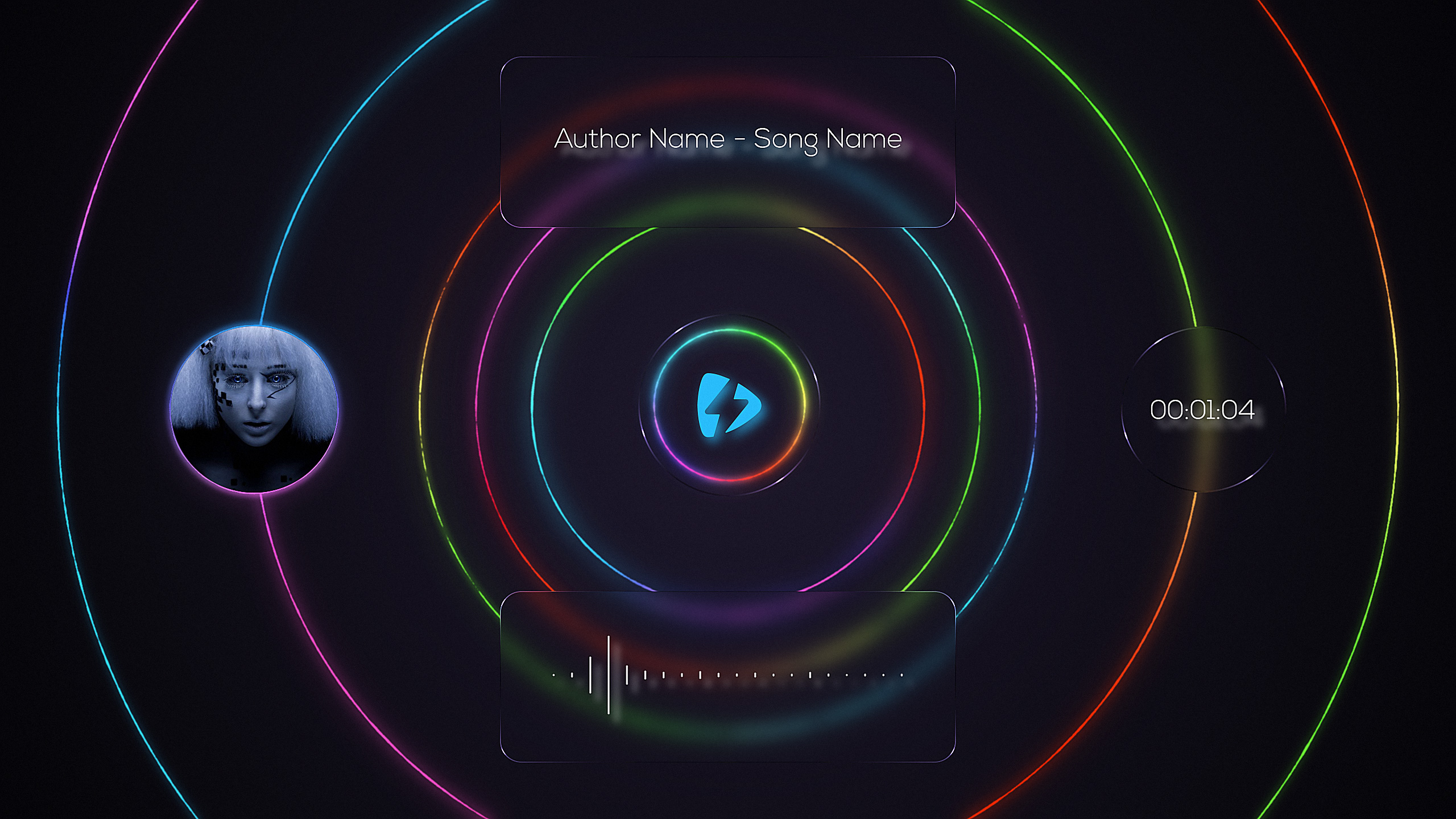 Colorful Music Visualizer by EnjoystX