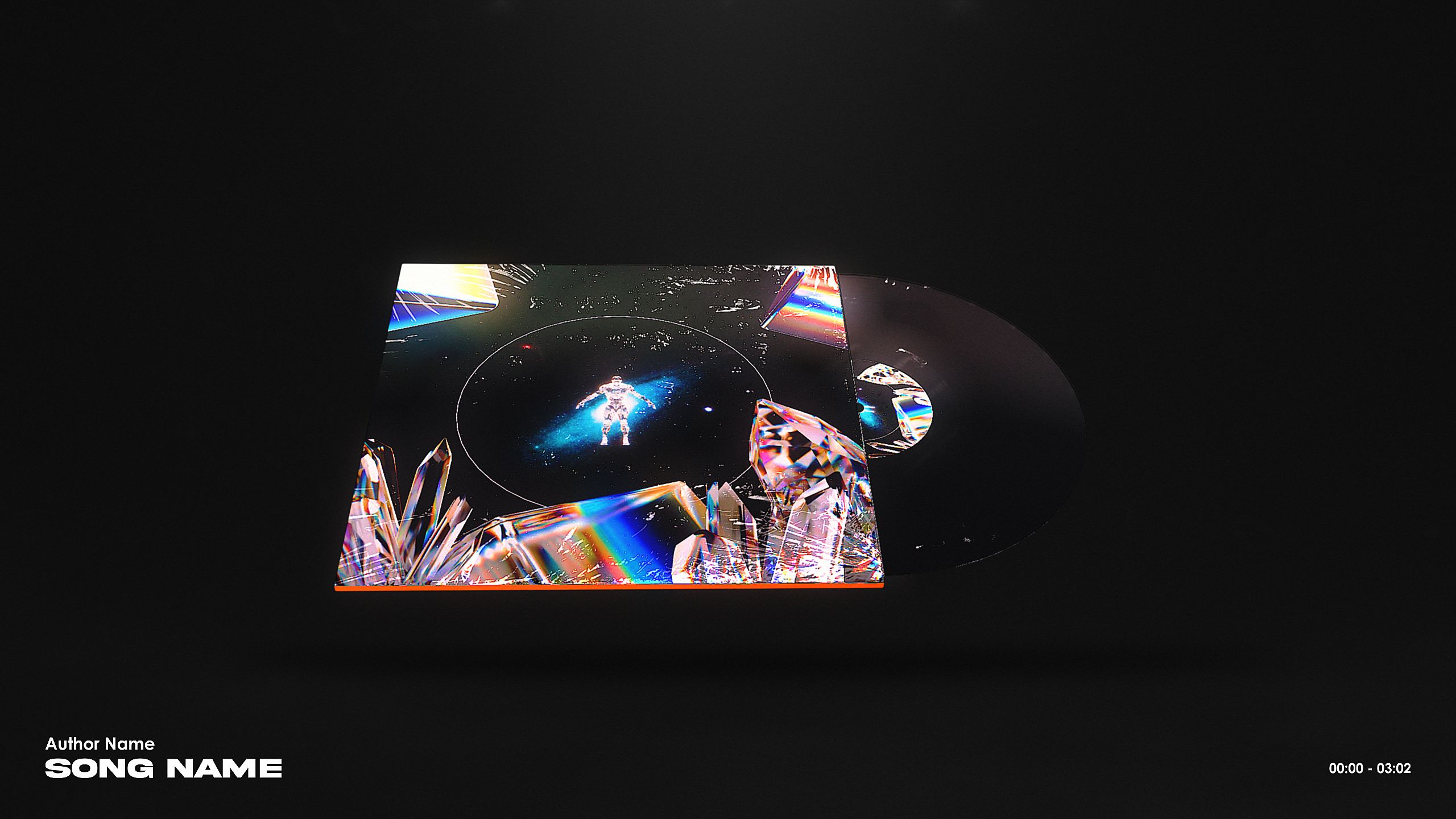 Spinning Vinyl Record Visualizer by tarazz