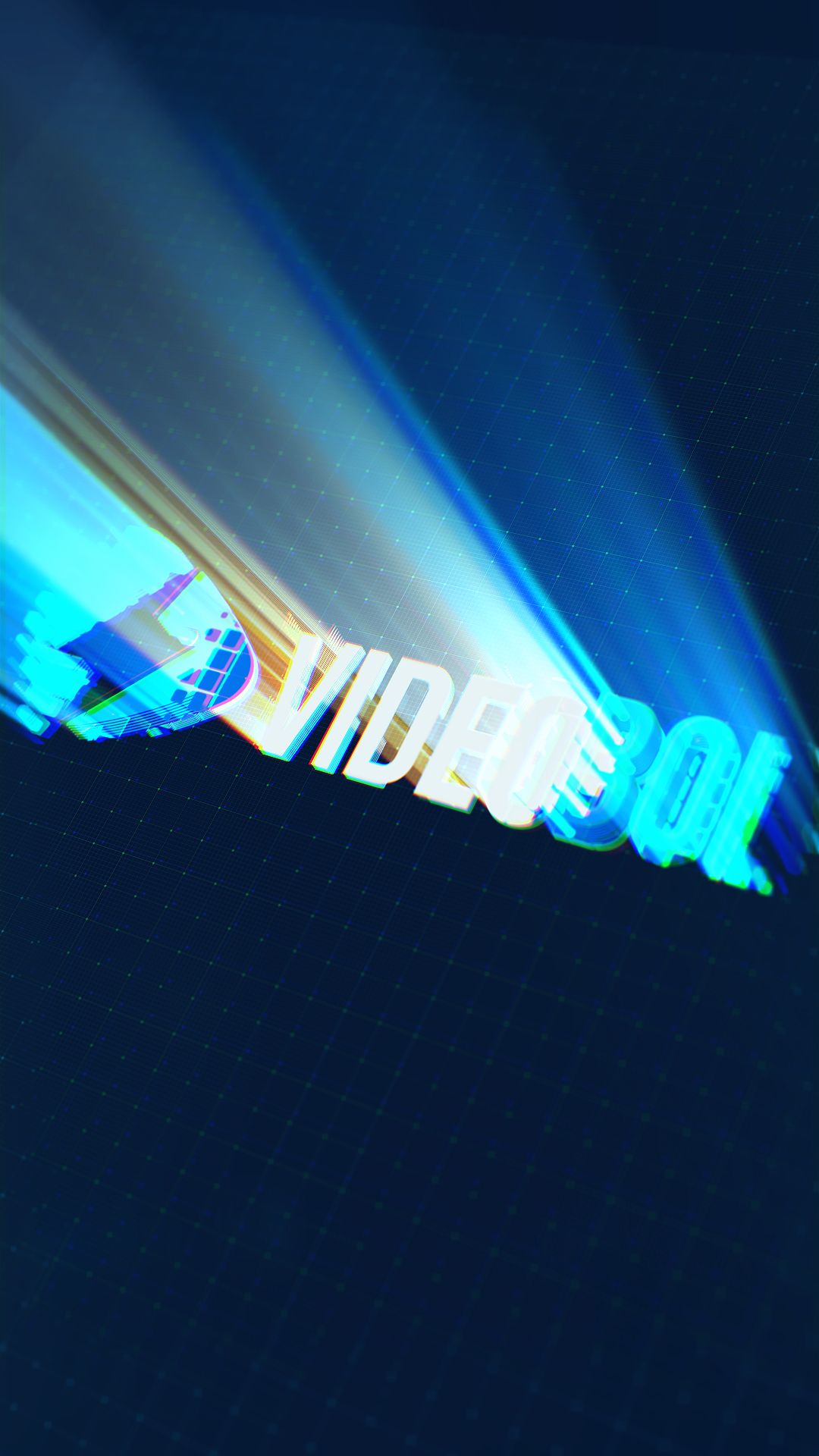 Digital 3D Rays - Vertical by Mr.Rabbit - Videobolt.net