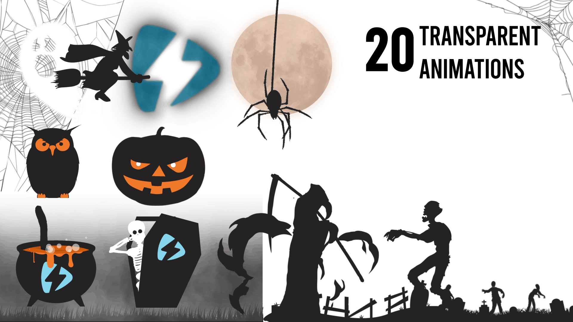 Halloween Animations Kit by onbothsides